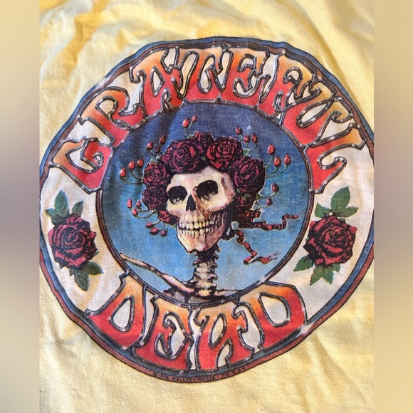 Grateful Dead | Shirts | Vintage Grateful Dead Tee Shirt 982 Yellow ...